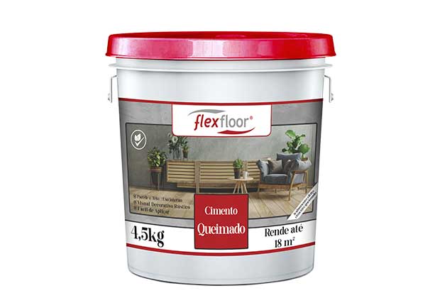 Cimento Queimado Flexfloor Cinza Claro 4,5kg